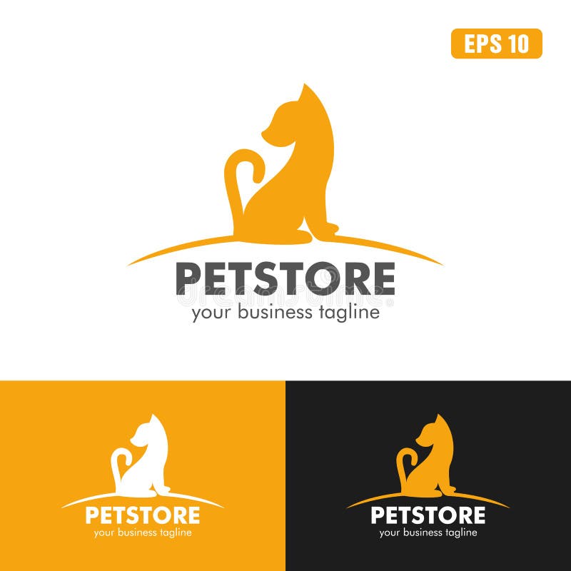 Pet Store Logo / Icon Vector Design Business Logo Idea Stock Vector ...