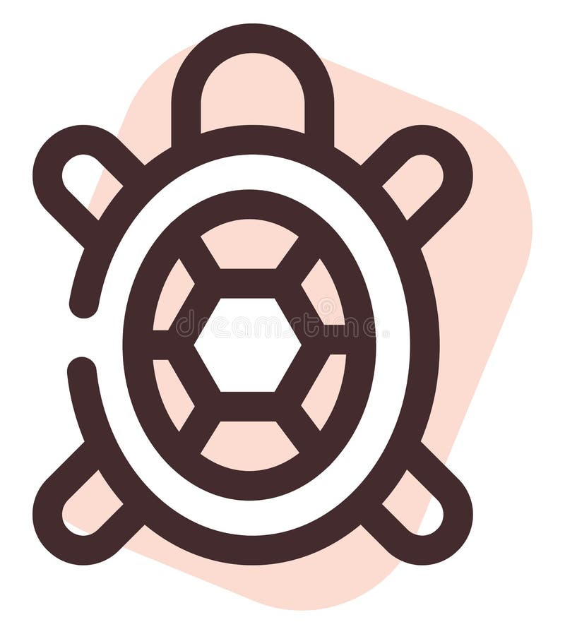 Pet turtle, icon stock vector. Illustration of ocean - 261365965