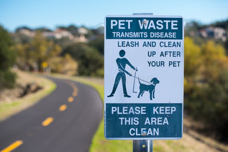 Pet waste sign stock photo. Image of waste, information - 23760766