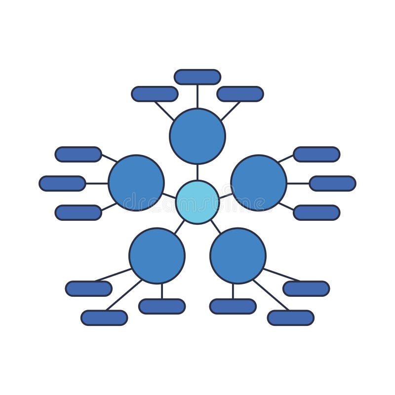 Peta minda diagram stock illustration. Illustration of information ...