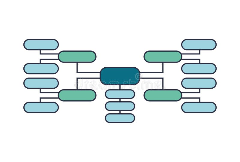 Peta minda hierarchy stock illustration. Illustration of layered ...