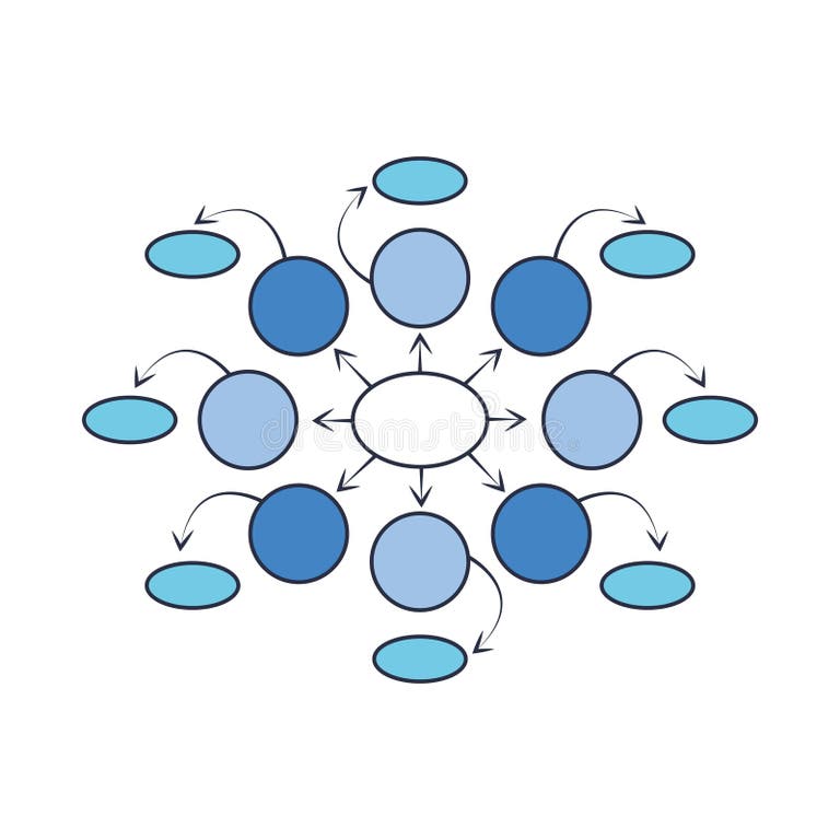 Peta minda network stock illustration. Illustration of connection ...