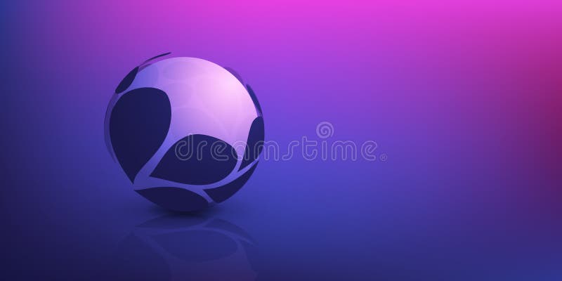 Petal Patterned Surface Around a Pearl - Abstract Globe Design Layout ...