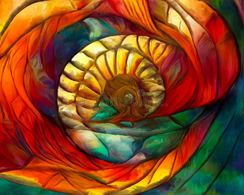 Petals of Nautilus stock illustration. Illustration of series - 273039573