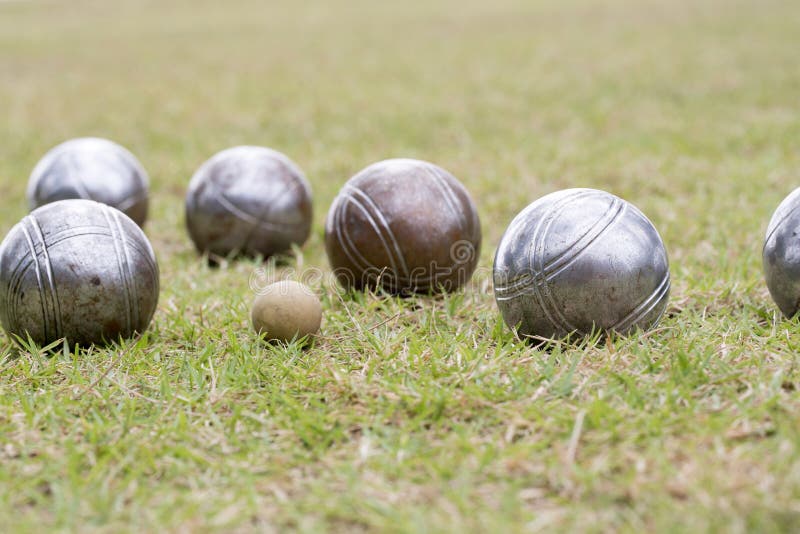 Petanque balls stock photo. Image of cochonnet, play - 31092684