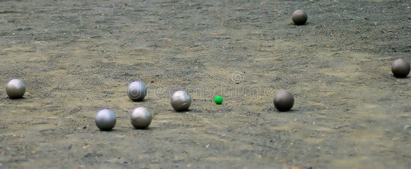 Petanque Balls stock image. Image of move, ground, light - 32833645