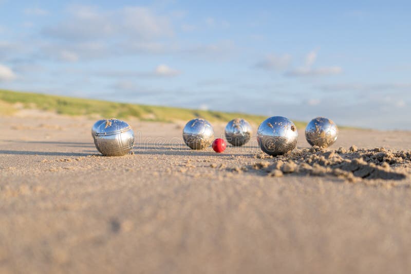 Petanque balls stock image. Image of cochonnet, petanque - 122361485