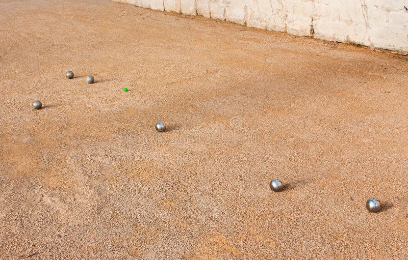 Petanque stock photo. Image of close, park, france, active - 34748248
