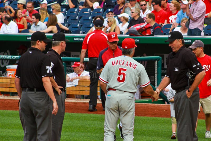 Pete Mackanin and Tim McClelland MLB Editorial Photography - Image of ...