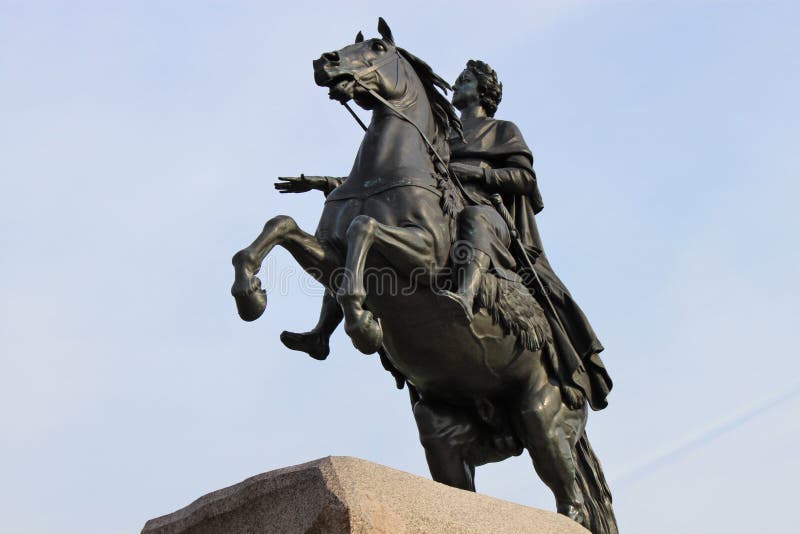 Peter the First stock image. Image of horse, equestrian - 16219211