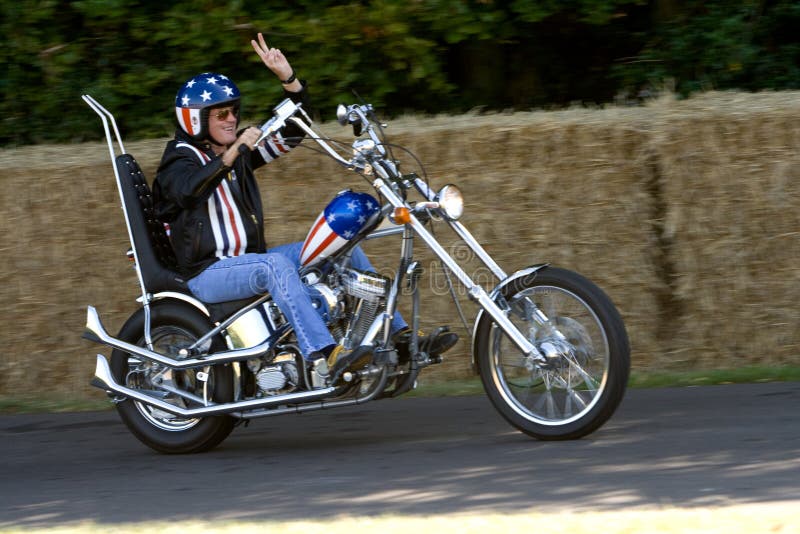 Peter Fonda on Easy Rider Chopper Editorial Photography - Image of ...