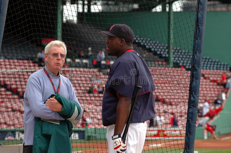 Peter Gammons and David Ortiz Editorial Stock Image - Image of park ...
