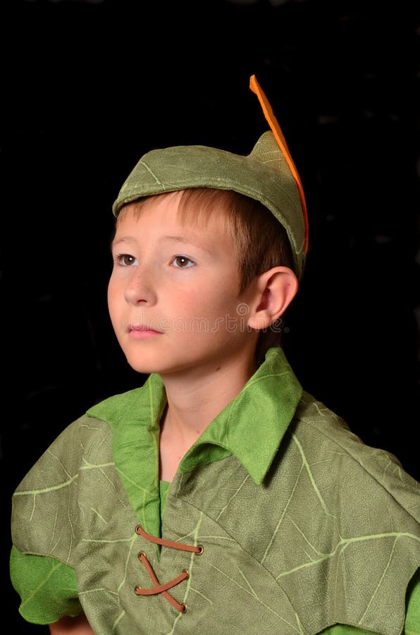 Peter Pan stock image. Image of peter, costume, bernard - 21826909