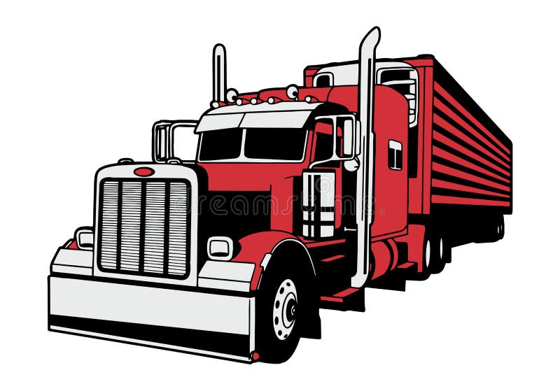 Clipart Of Peterbilt Trucks