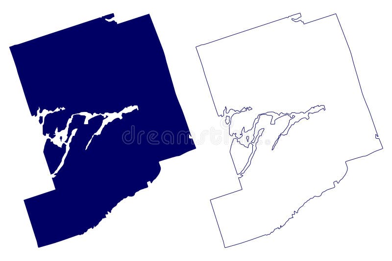 Peterborough County (Canada, Ontario Province, North America) Map ...