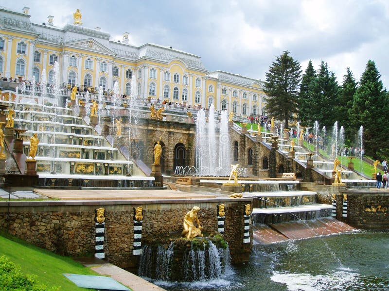 Petergoph, Russia stock image. Image of landmark, russian - 13276135