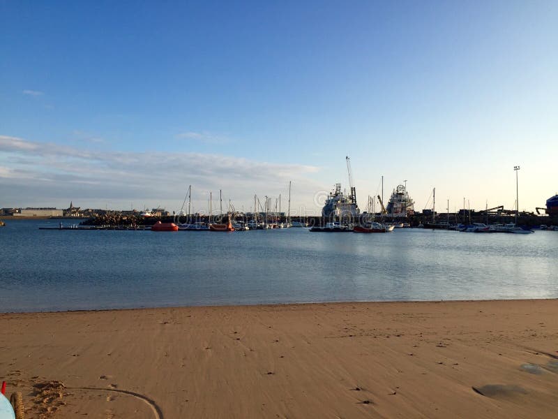 Peterhead Bay stock photo. Image of peterhead, port, blue - 53309980