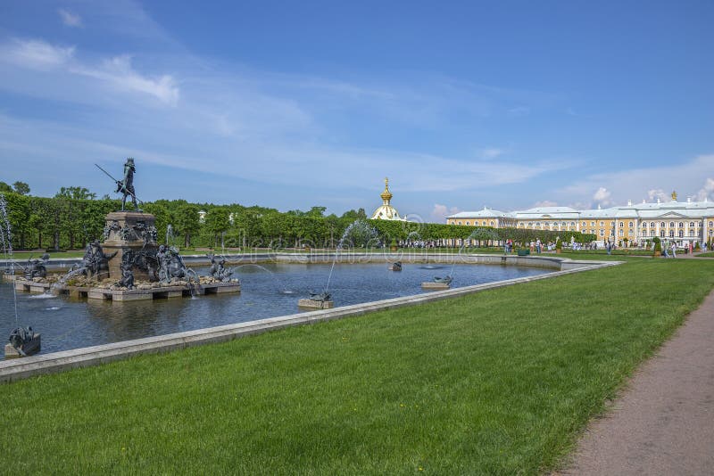 The Upper Park of the Peterhof Palace and Park Complex (Petrodvorets ...