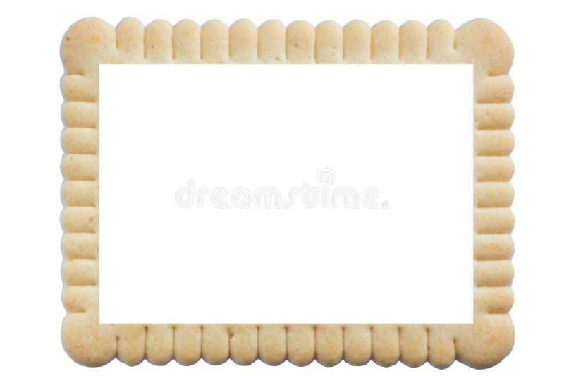 Petit-beurre biscuit frame stock photo. Image of blank - 297173652
