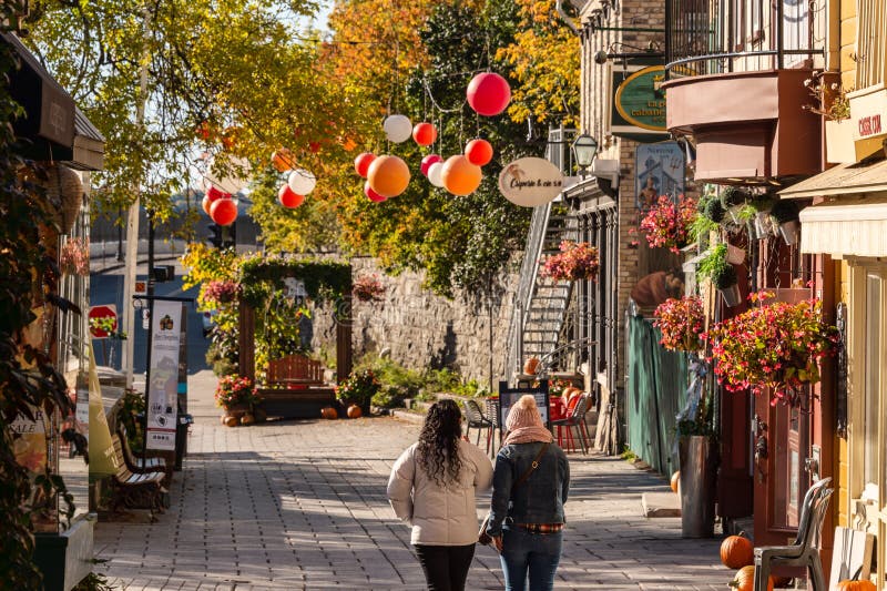 Petit Champlain Historic District in Quebec City Editorial Image ...