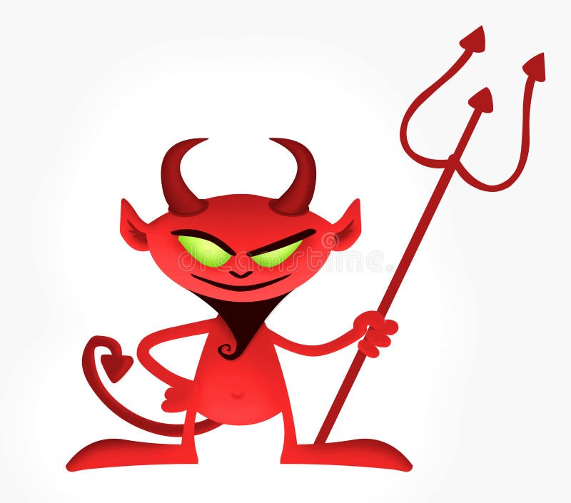 Petit diable illustration stock. Illustration du enfer - 10426474
