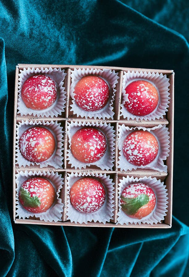 Petit Four, Praline, Rum Ball, Chocolate Truffle Stock Image - Image of ...