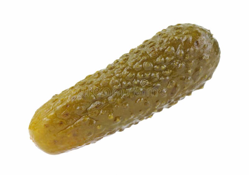 Petit Pickle à L'aneth Simple Photo stock - Image du blanc, jeune: 18012704