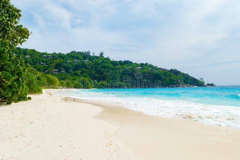 Petite Anse Beach Mahe Tropical Seychelles Islands Stock Photo - Image ...