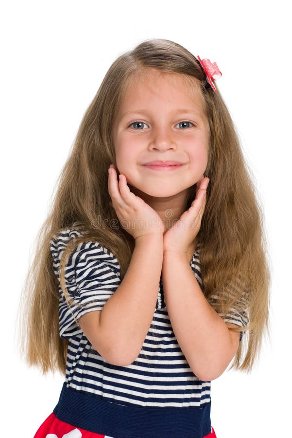 Petite fille fraîche image stock. Image du européen, sourire - 61575081
