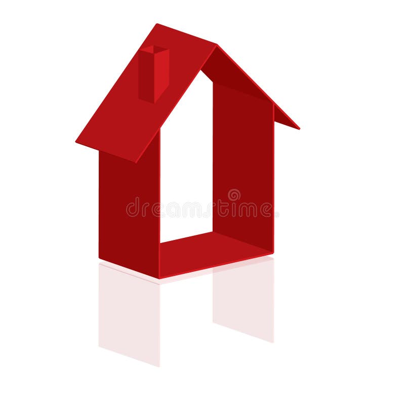 Icône De La Maison Rouge Stock Illustrations, Vecteurs, & Clipart ...