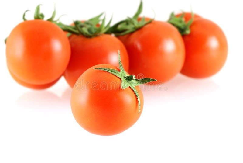 Tomate rouge et jaune image stock. Image of tomates, vert - 11129567