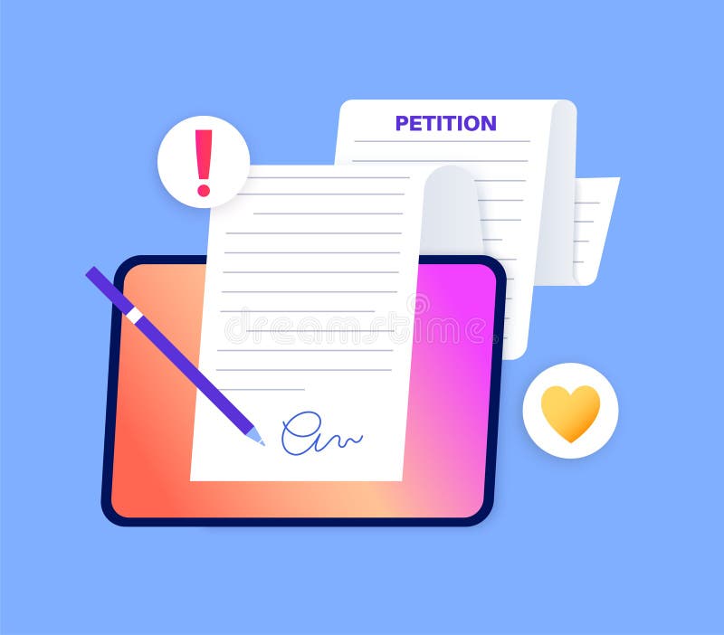 Petition Vote Stock Illustrations – 346 Petition Vote Stock ...