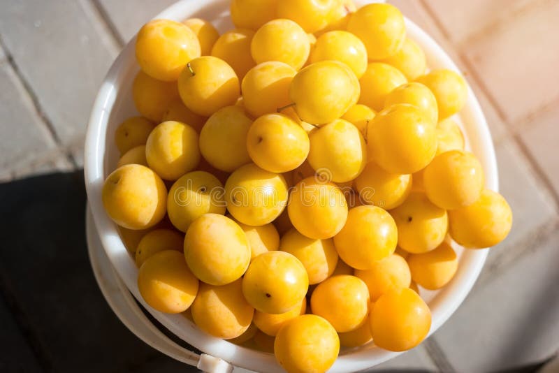 Petits fruits jaunes photo stock. Image du nourriture - 79718056