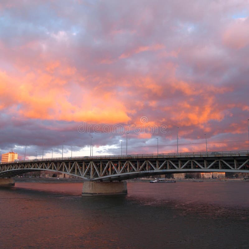 Petofi Bridge stock image. Image of hungary, city, capitol - 52563129