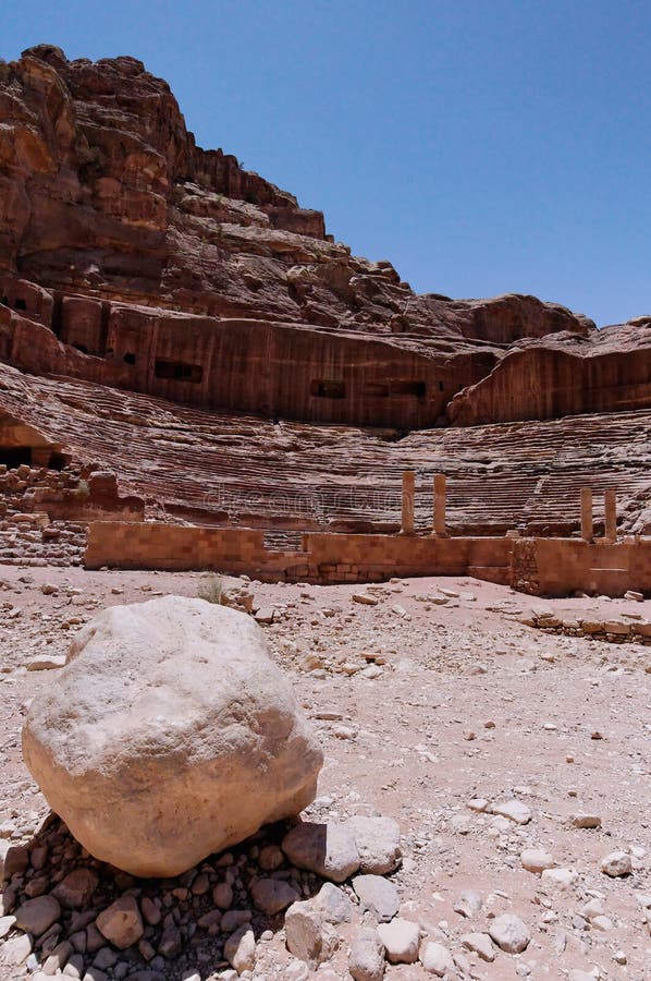 Petra, Jordan stock photo. Image of outdoors, rock, history - 13425992