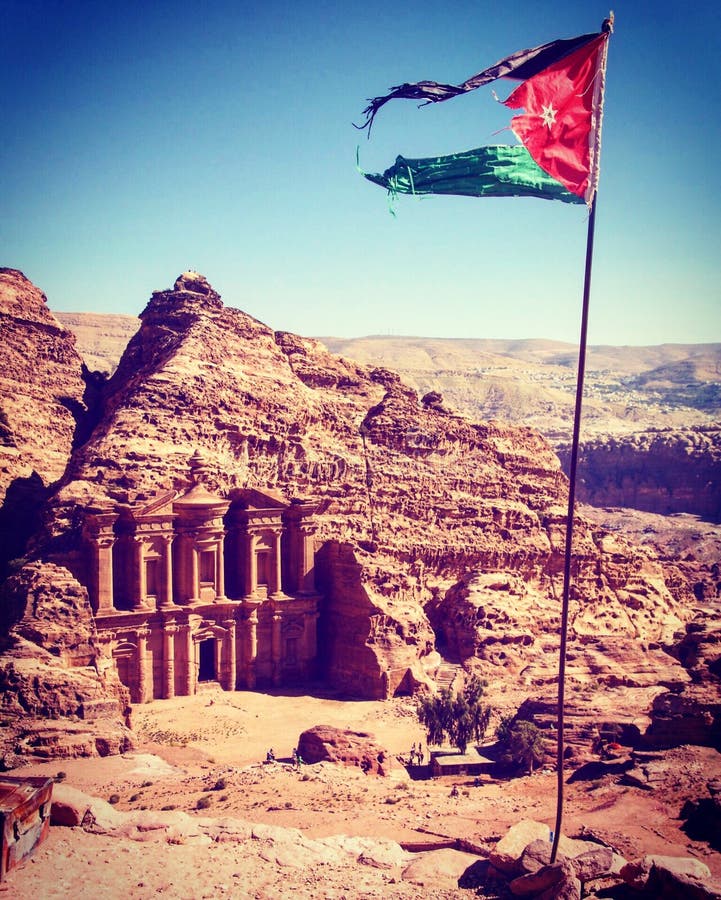 Petra stock photo. Image of petra, landmark, jordan - 109624244