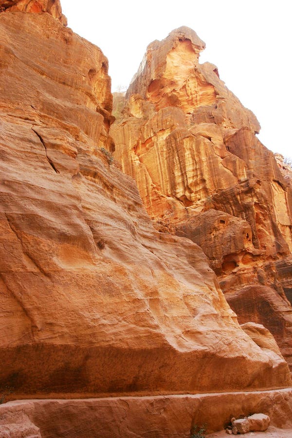 Petra Jordan- Gigantic Mountain Stock Photo - Image of famous ...