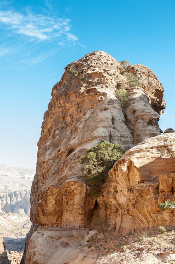 Petra, Jordan stock photo. Image of landscape, lost, ancient - 56695888