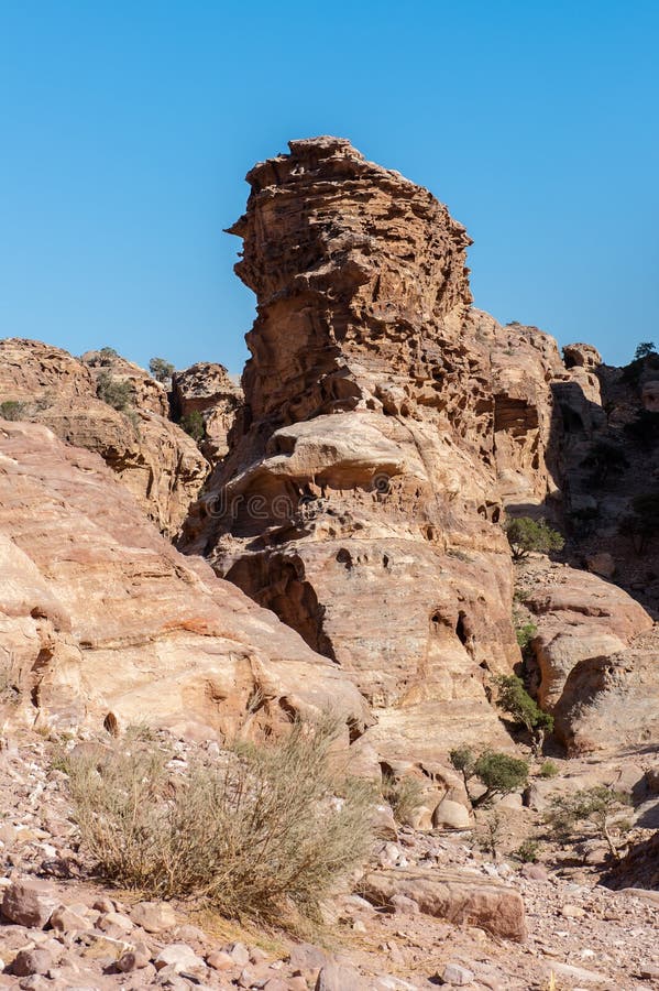 Petra, Jordan stock image. Image of carving, indigenous - 56696165