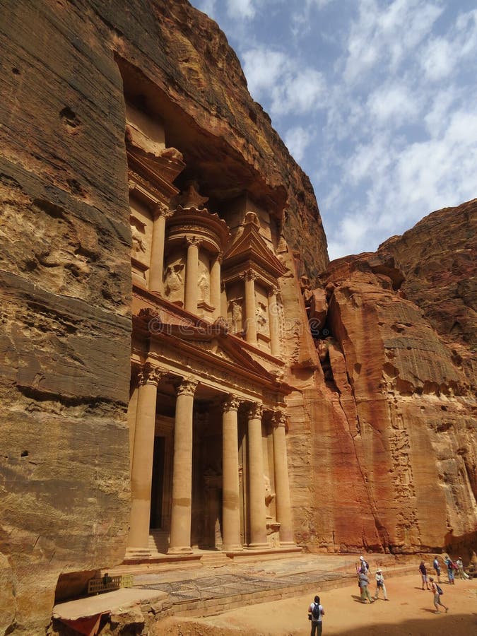 Petra, Jordan stock image. Image of formation, tourism - 45864073