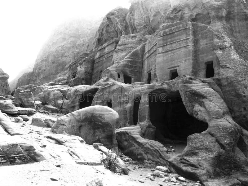Petra 3 stock image. Image of caves, jordan, black, travel - 30753145