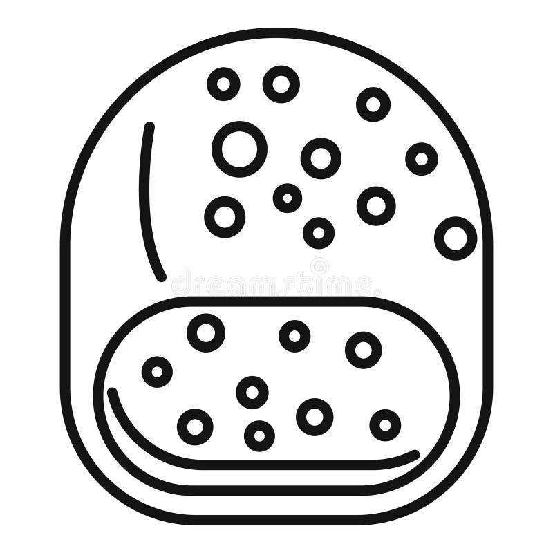 Petri Dish with Agar for Growing Bacteria Under Microscope Stock Vector ...