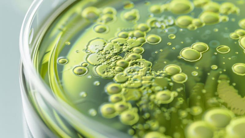 Microalgae Under Microscopic View, Green Algae, Cyanobacteria ...