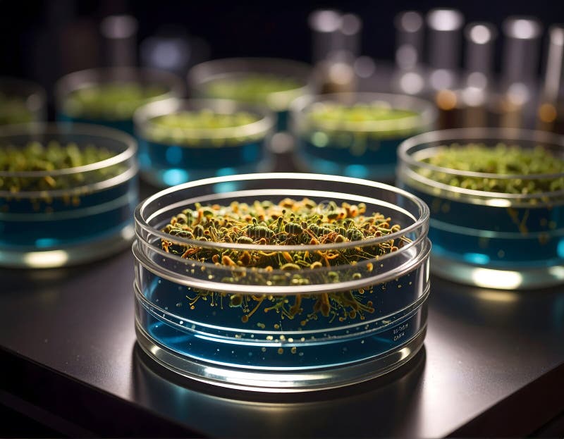 Petri Dishes E Coli Bacterial Growth Stock Photos - Free & Royalty-Free ...