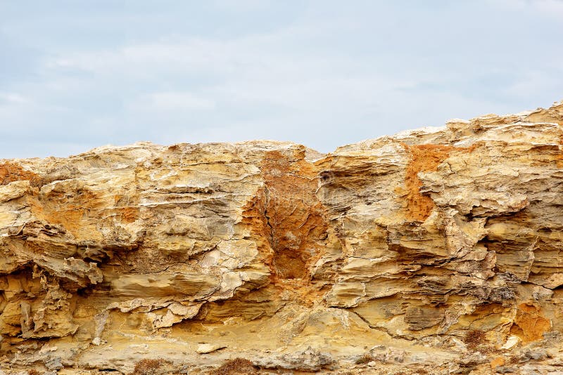 The Petrified Forest on the Coast of Victoria Australia Stock Photo ...
