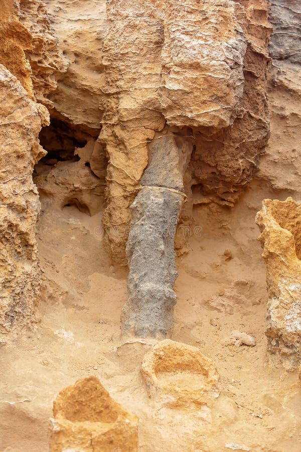 The Petrified Forest on the Coast of Victoria Australia Stock Photo ...