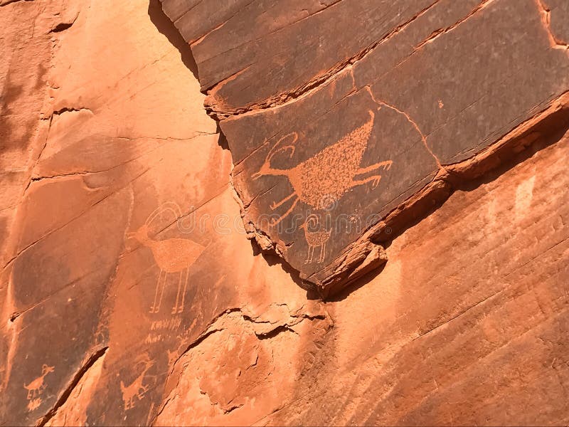 Petroglyph stock image. Image of soil, desert, rock - 259602053