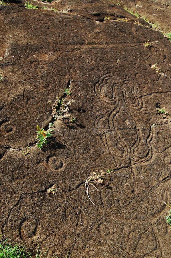 Ancient Petroglyphs stock image. Image of rock, painting - 139593929