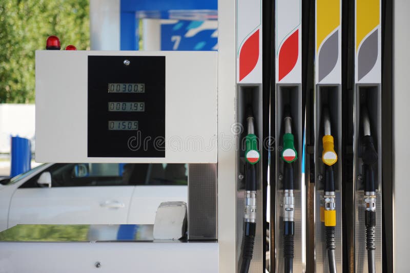 Gas Station stock photo. Image of commuting, pump, fuel - 1151102