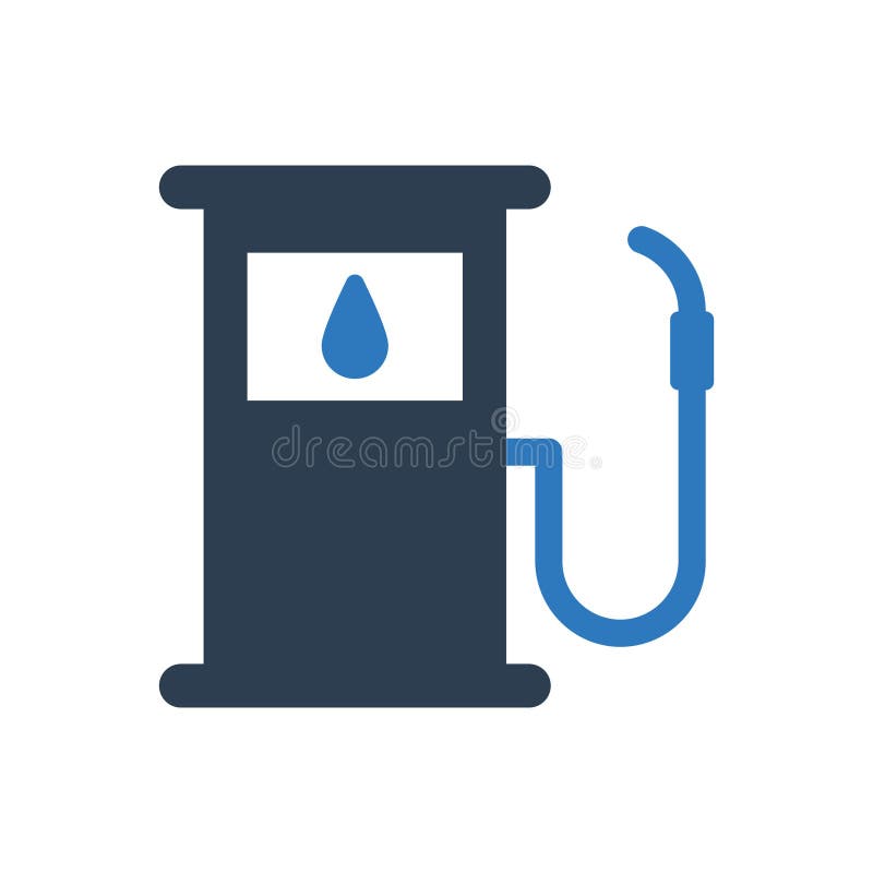 Petrol Pump Icon - Gas Station Icon Stock Illustration - Illustration ...